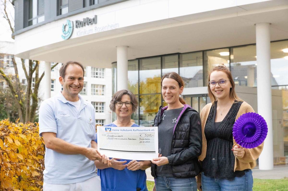 Frauenbund Vagen überreicht Spende an die RoMed Kinderintensivstation ...
